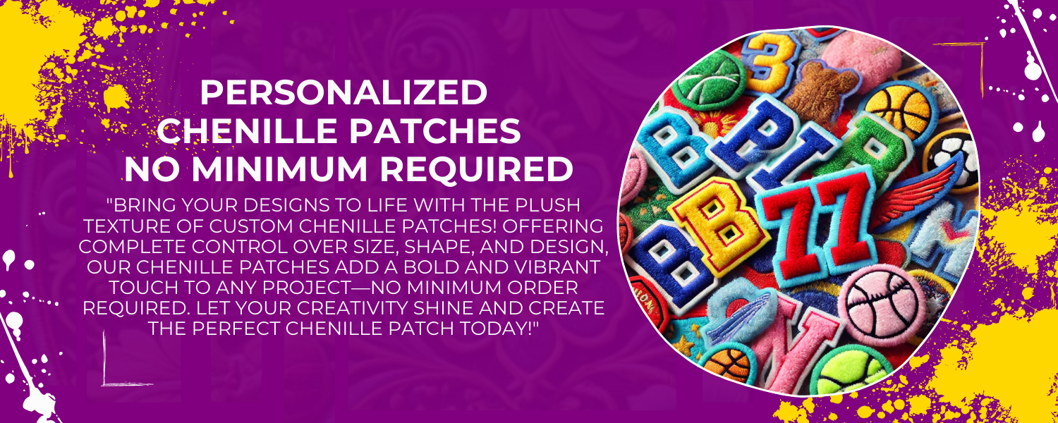 Chenille Patches | Soft, Bold & Customizable Designs