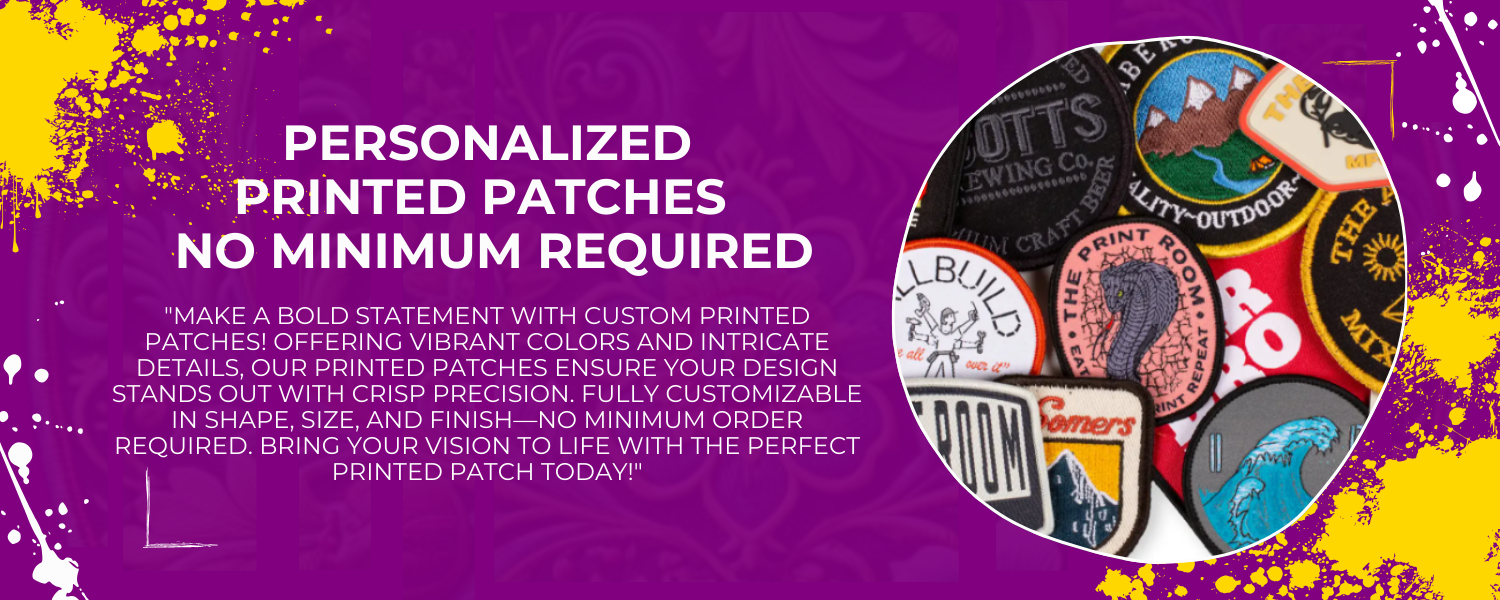 Custom Sublimation Patches & Custom Printed Patches